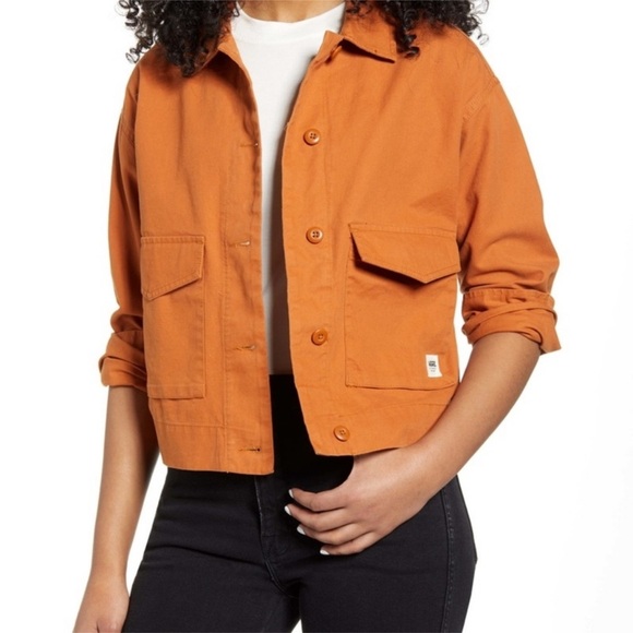 Vans | Jackets & Coats | Vans Burnt Orange Callahan Shirt Jacket ...
